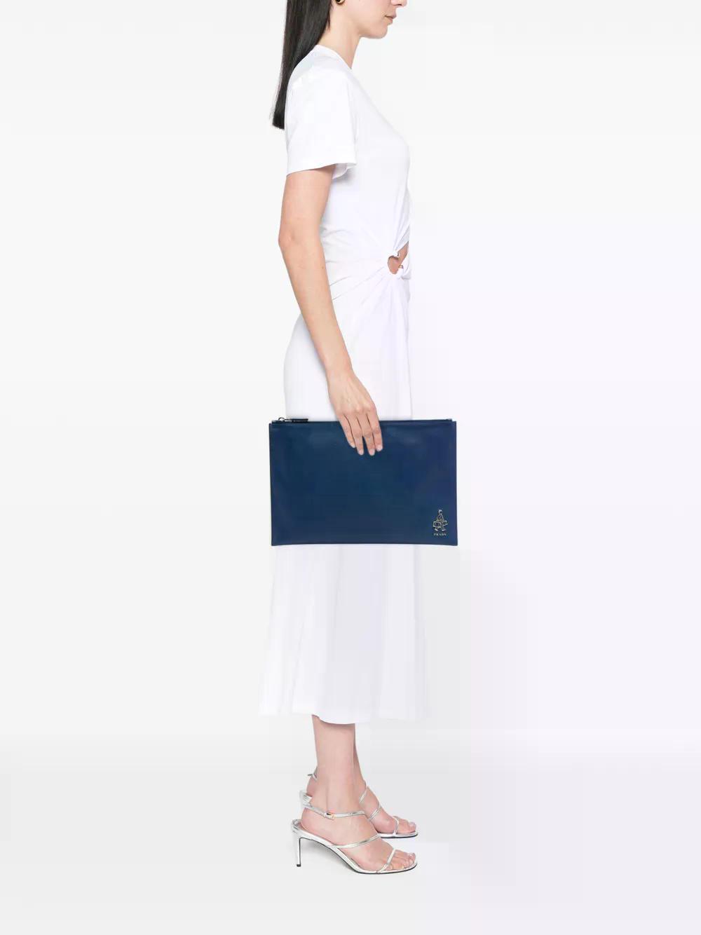 PRADA Prada Saffiano Bellboy Voyage Clutch Bag