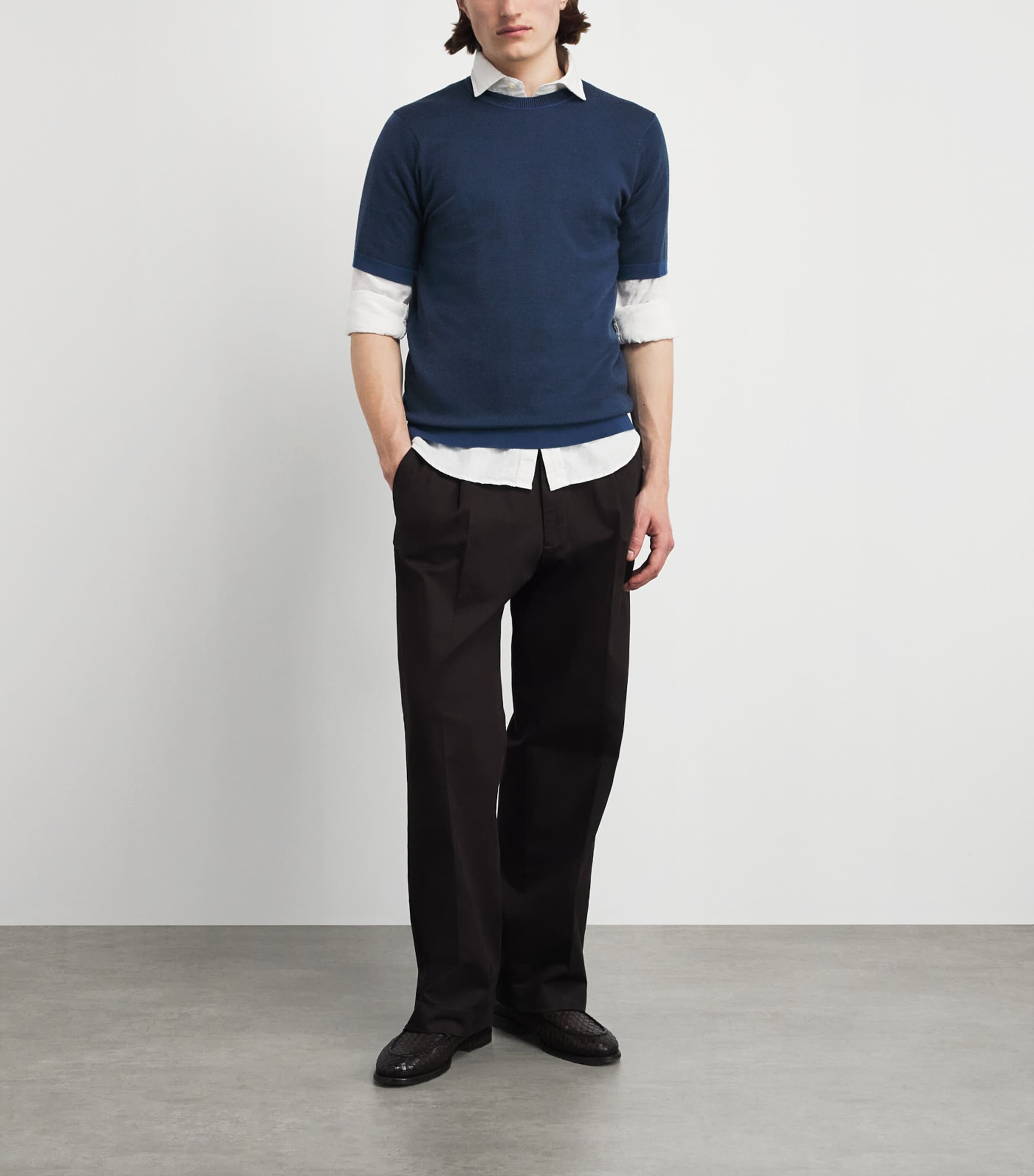 JOHN SMEDLEY merino wool roderick t-shirt