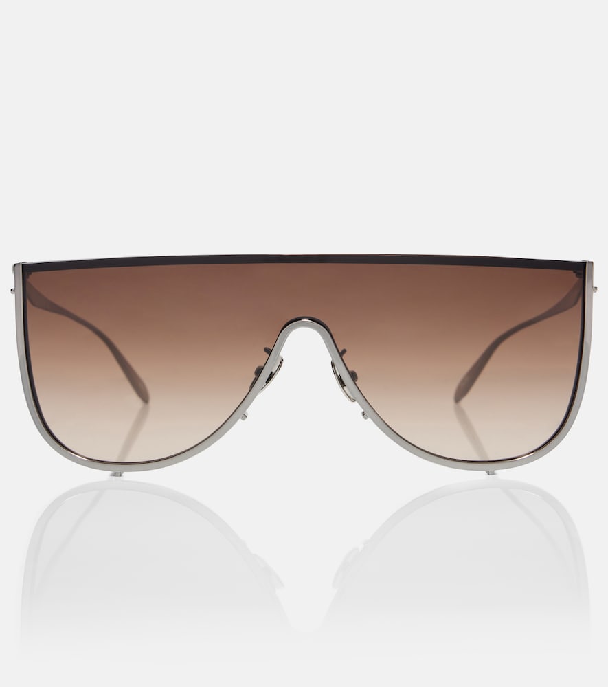 ALAÏA ALAÏA Lettering Logo Flat-Top Sunglasses