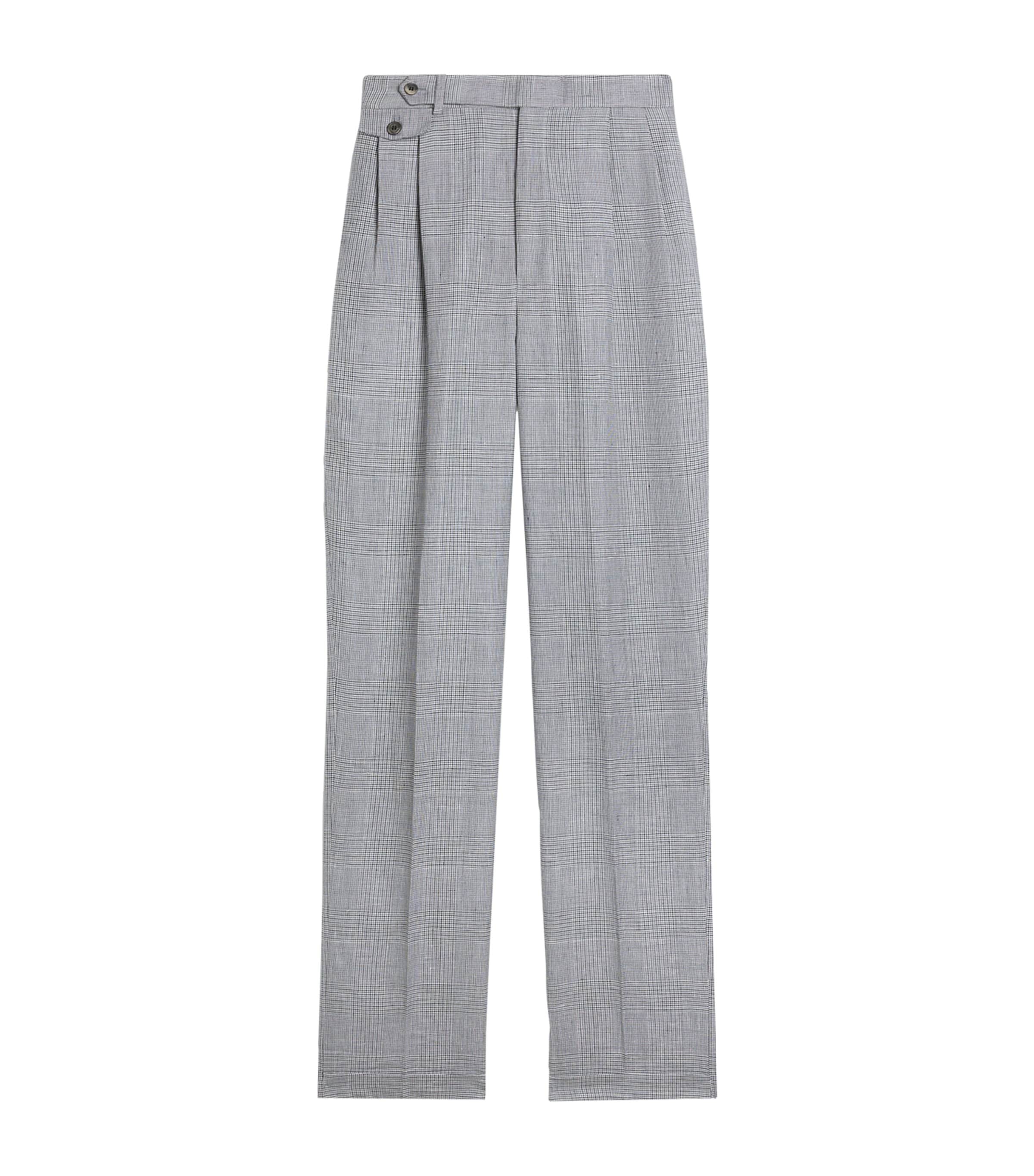 DUNHILL Dunhill Prince of Wales Check Tailored Trousers