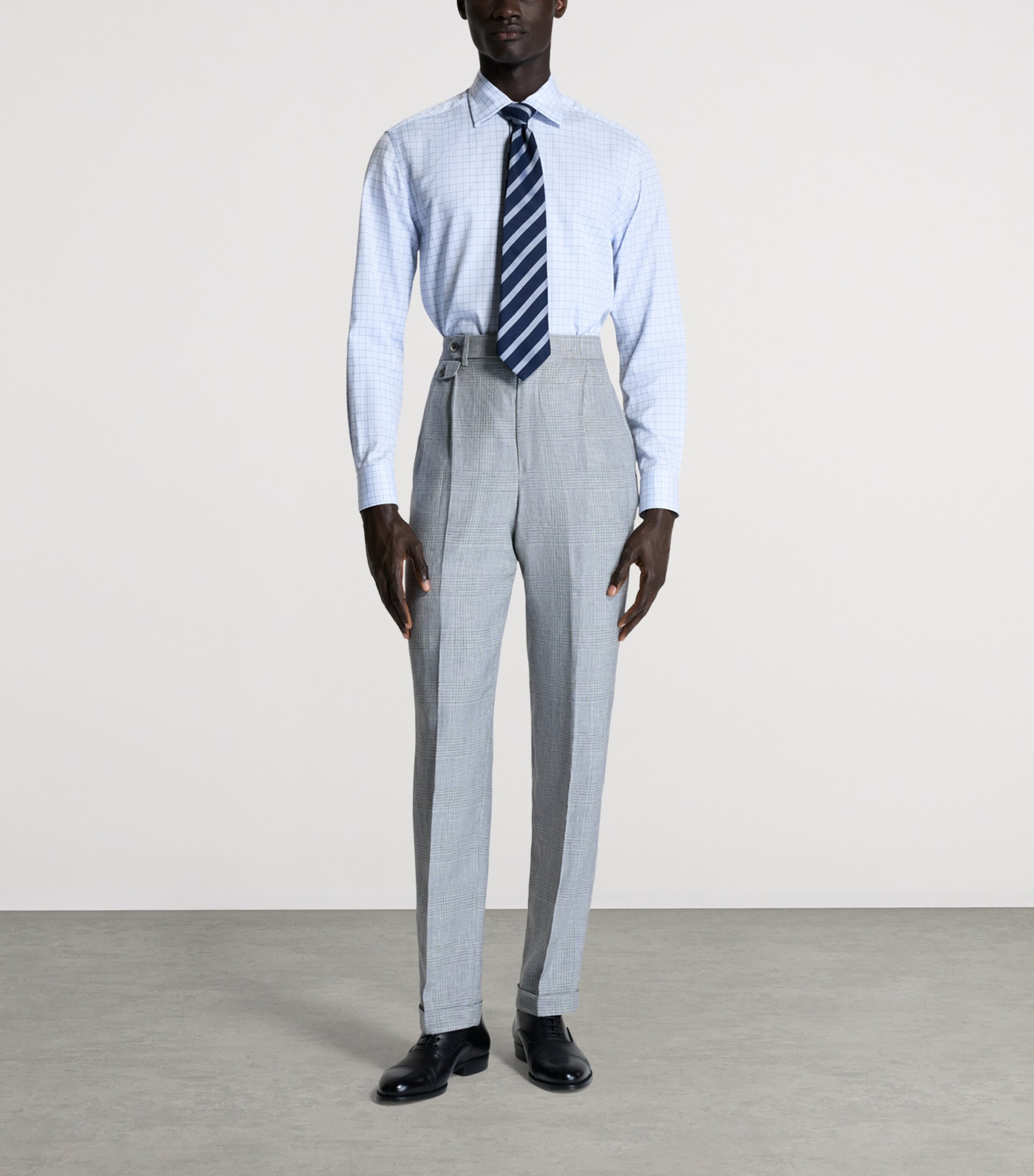 DUNHILL Dunhill Prince of Wales Check Tailored Trousers