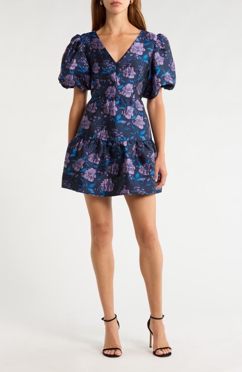 SUGARLIPS SUGARLIPS Floral Jacquard Minidress