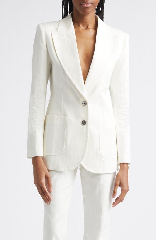 ETRO Etro Stretch Cotton Jacket with Peak Lapels