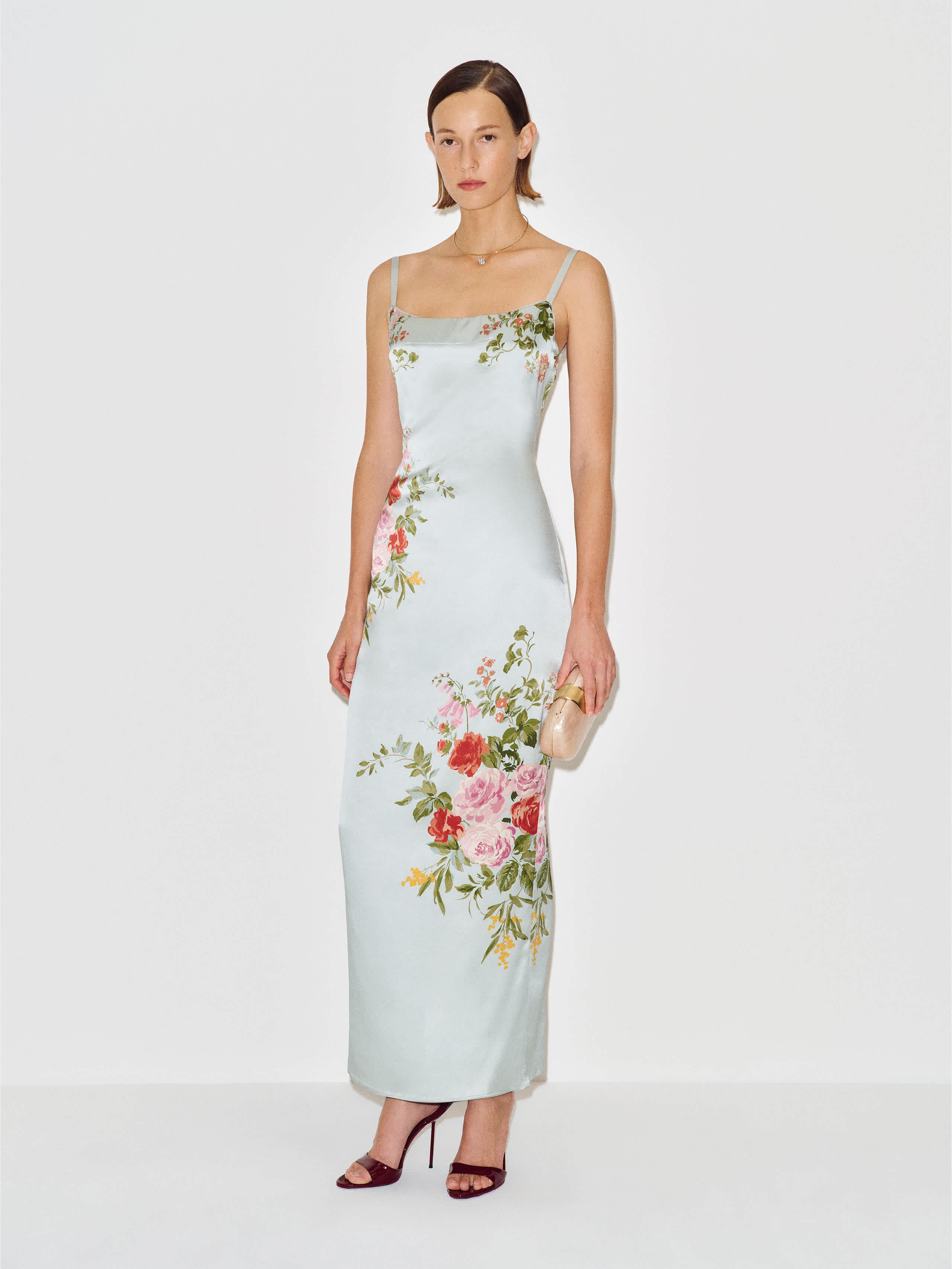 REFORMATION Reformation Caitlin Silk Maxi Dress
