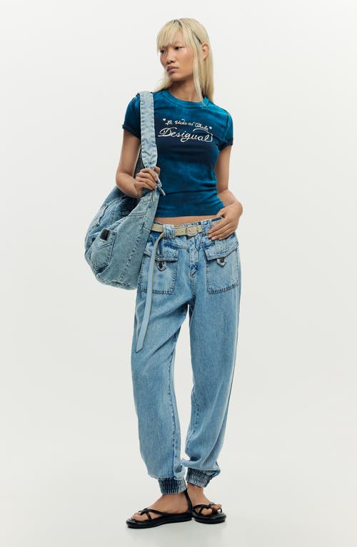 DESIGUAL Desigual Graphic Logo Crewneck T-Shirt