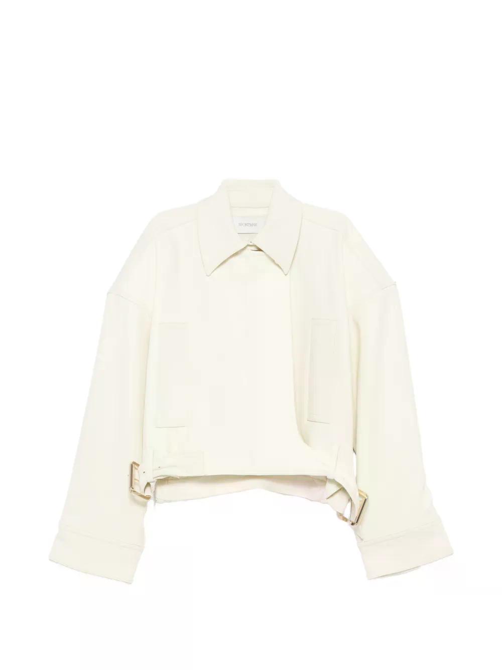 SPORTMAX Sportmax Cropped Jacket with Buckle Detail