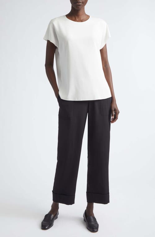 LAFAYETTE 148 NEW YORK Lafayette 148 New York Stretch Silk Dolman Sleeve Top