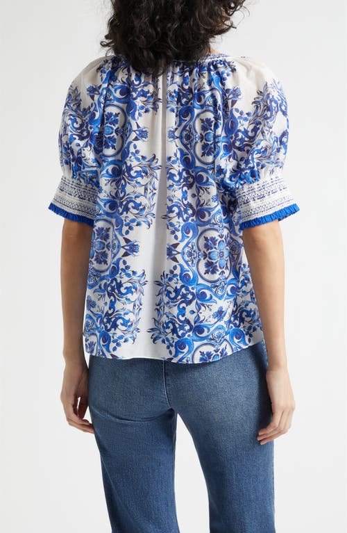 ALICE + OLIVIA Alice + Olivia Thalia Floral Print Top