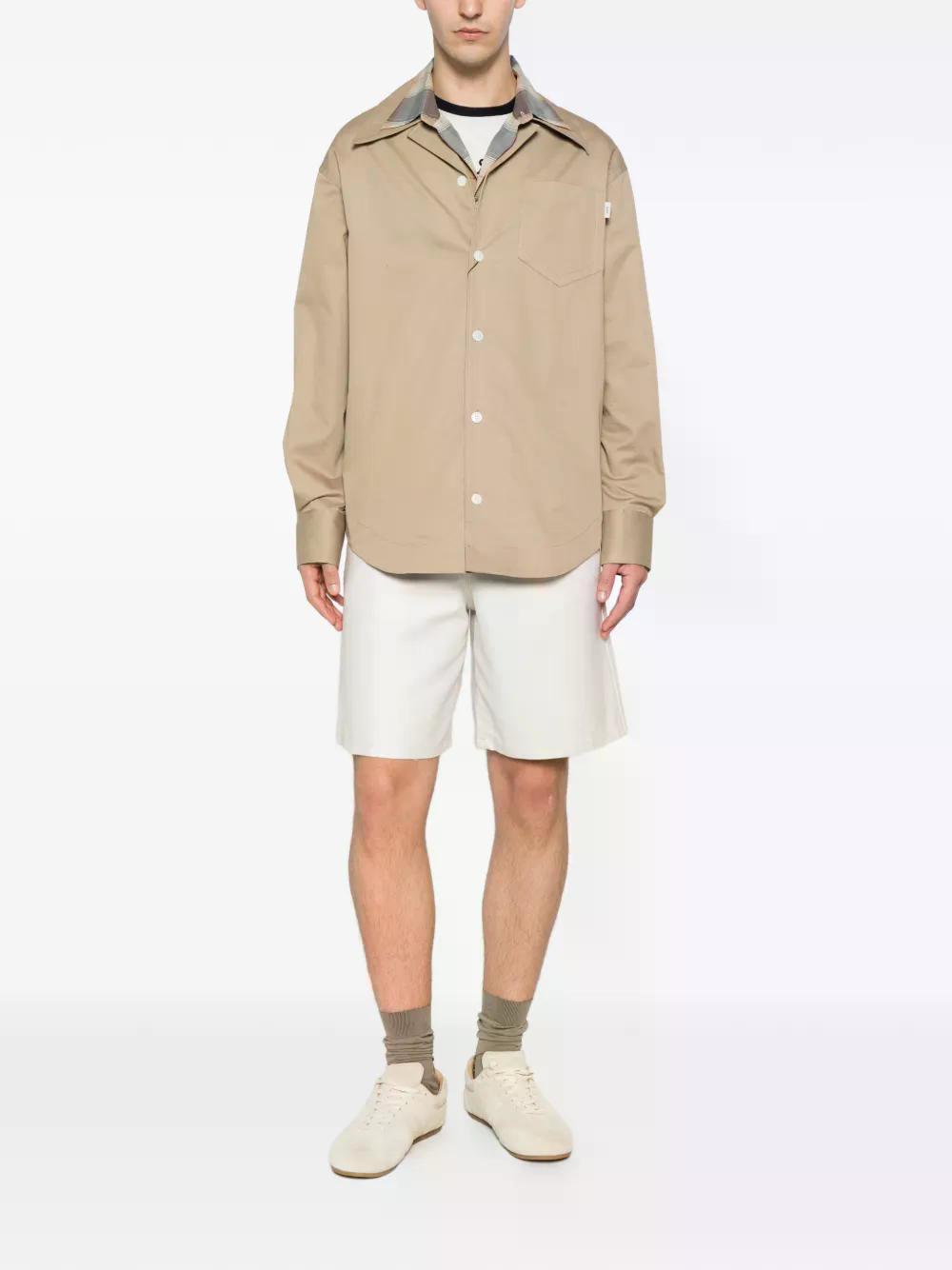 A.P.C. A.P.C. Belt-Loop Patch-Pocket Shorts