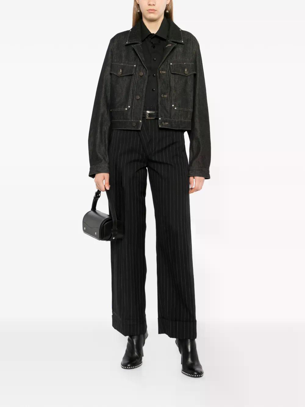 LEMAIRE LEMIARE Cropped Studded Denim Blouson