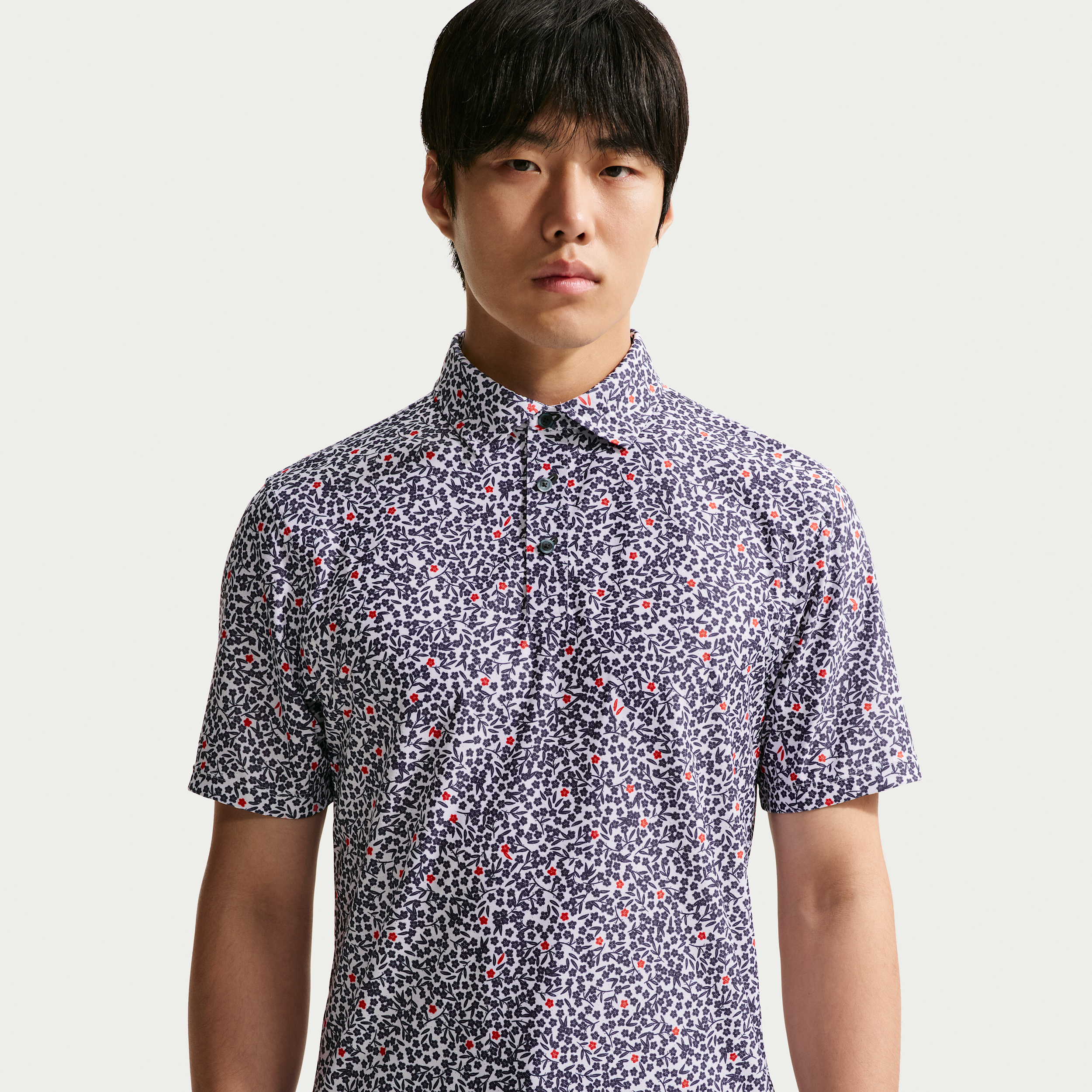 NIKE men's tailored performance dri-fit golf polo