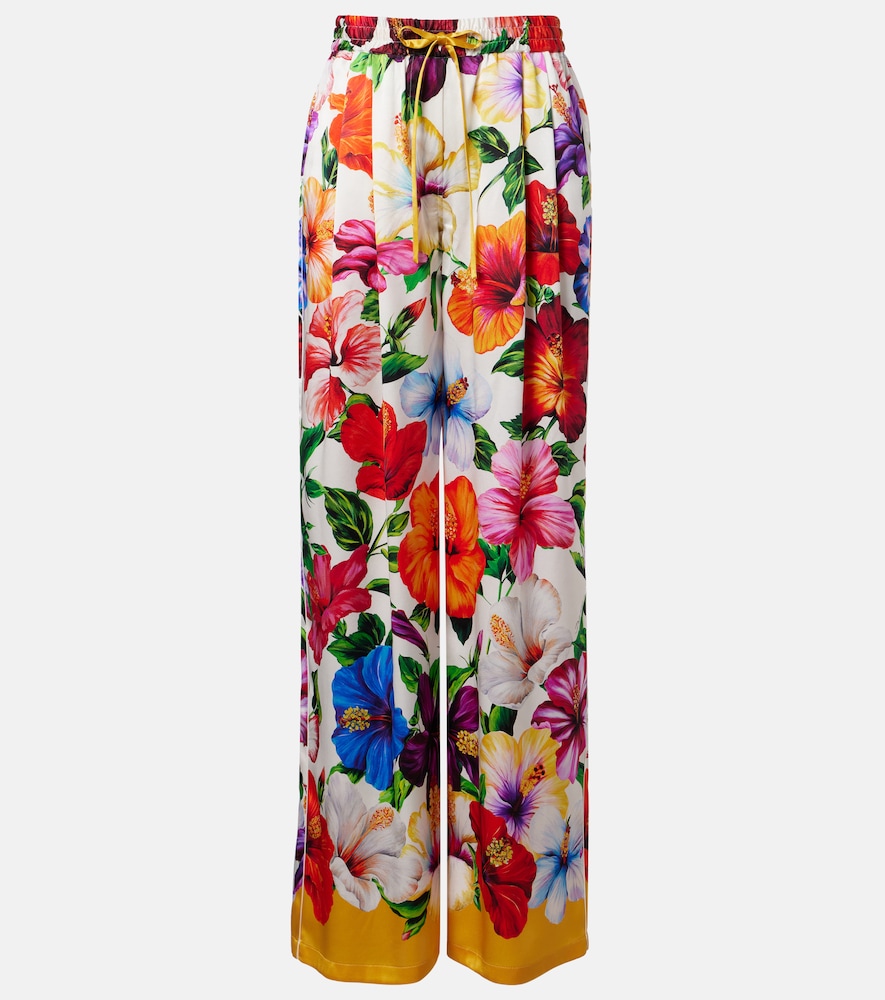 DOLCE & GABBANA Dolce&Gabbana Tie-Neck Silk Chiffon Blouse