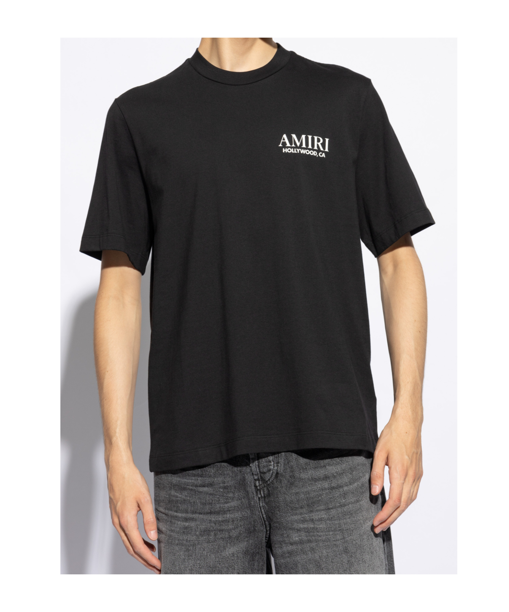 Amiri X The Webster Stacked Bones T-Shirt - Black | Editorialist