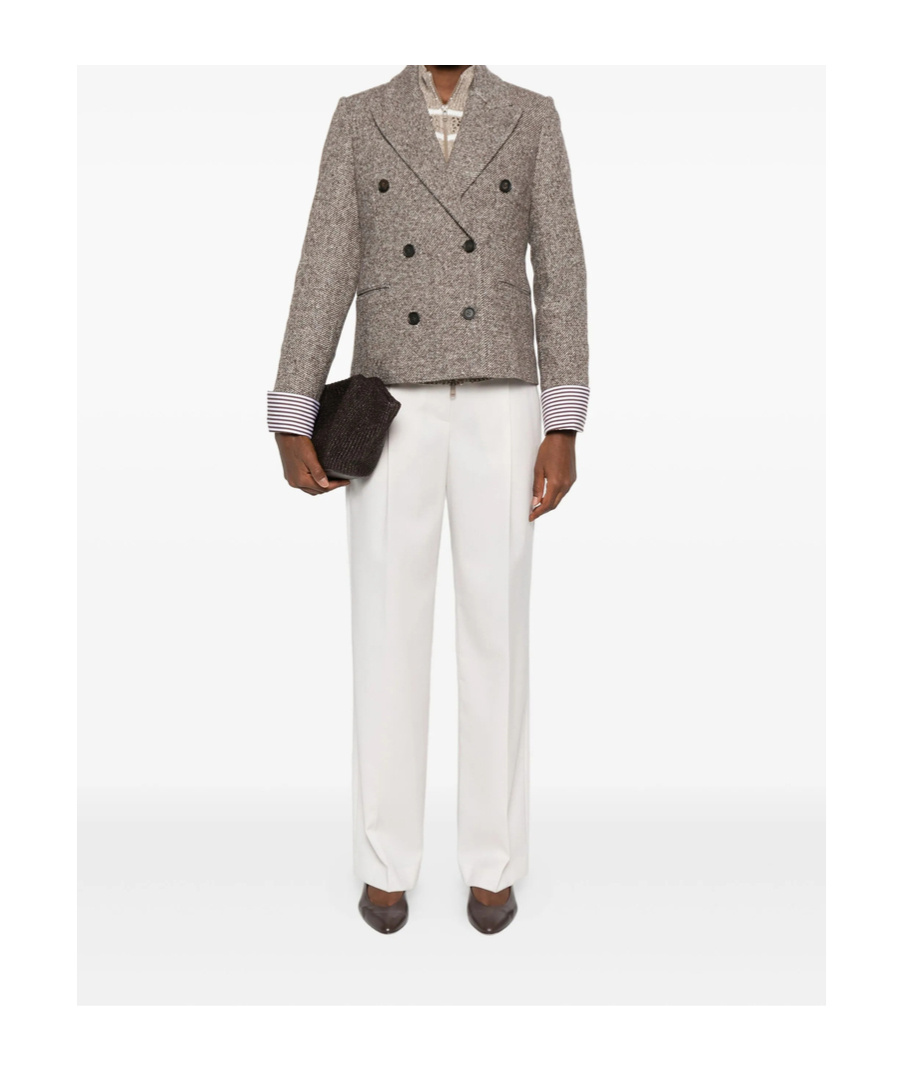 BRUNELLO CUCINELLI Brunello Cucinelli Double-Breasted Peak Lapel Blazer