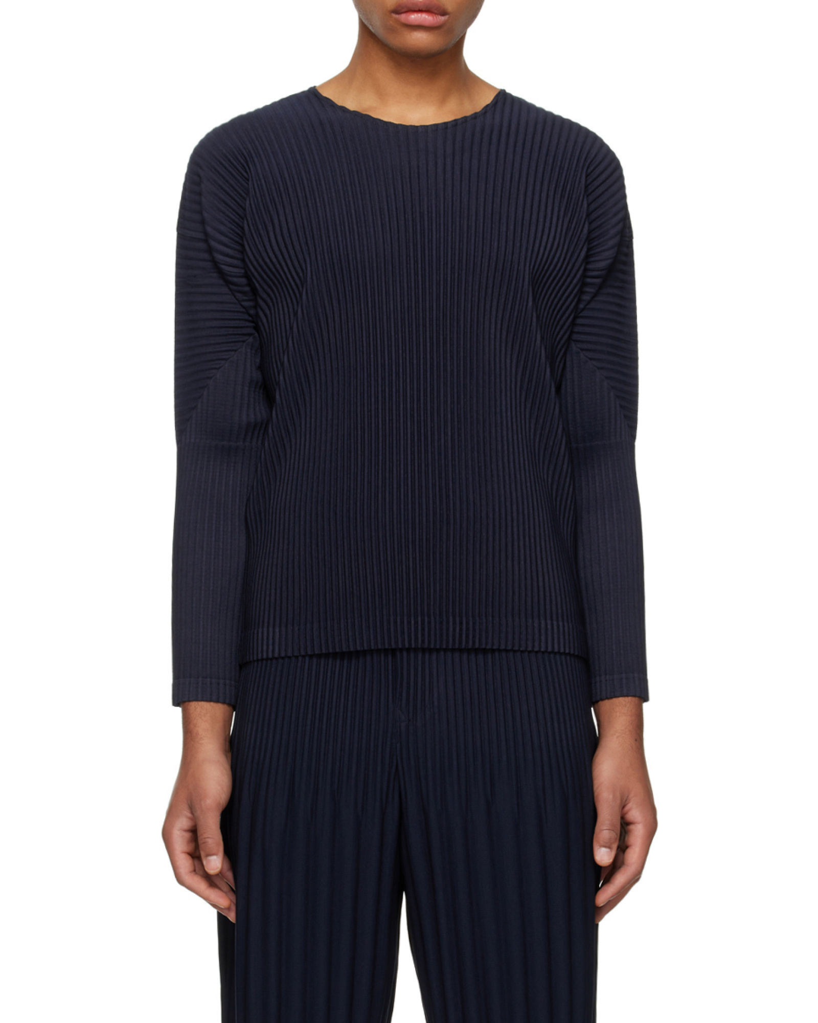 ISSEY MIYAKE Homme Plissé Issey Miyake Crewneck Pleated T-Shirt