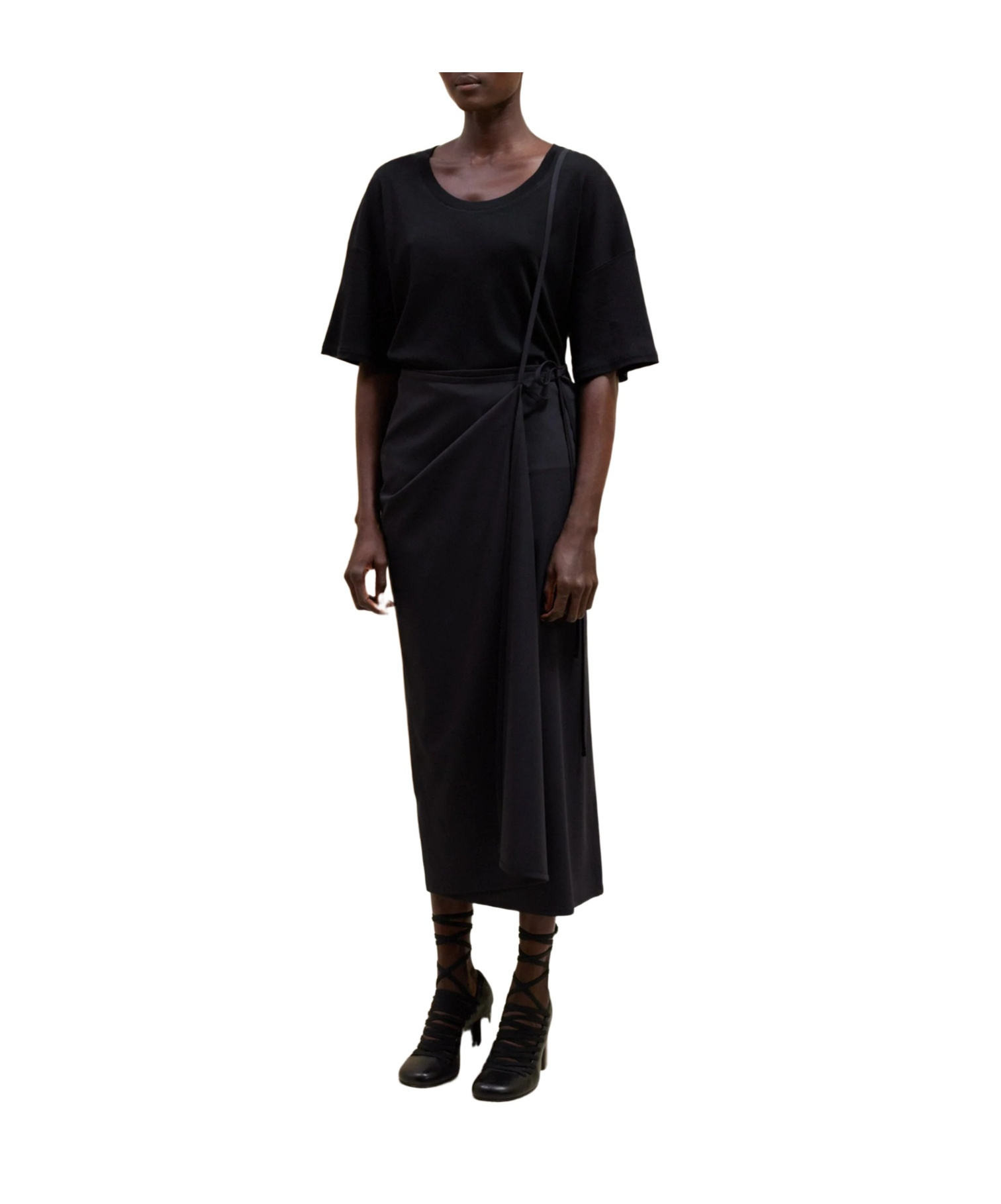 LEMAIRE Lemaire Short-Sleeved Scoop Neck T-Shirt