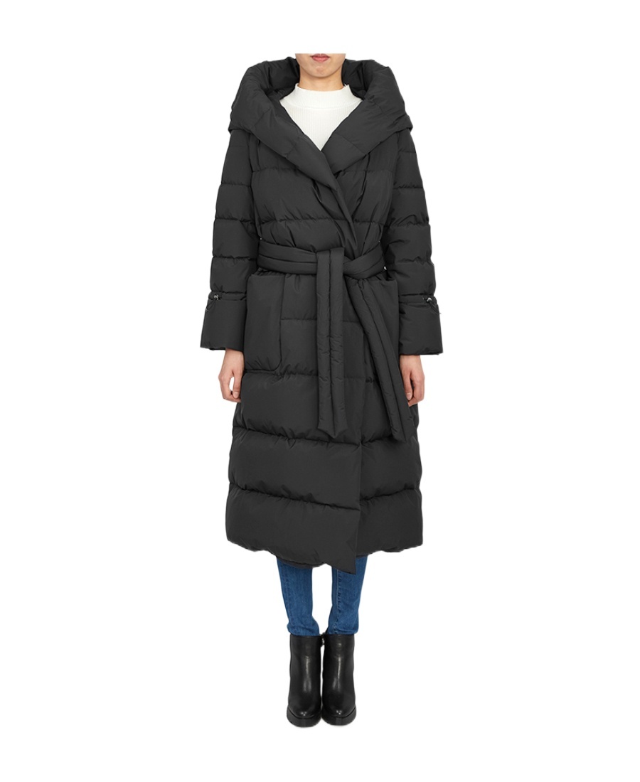 MOORER Moorer Long-Sleeved Hooded Down Jacket with Waist Straps