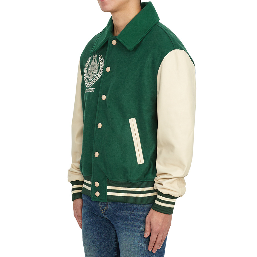 FAMILY FIRST Family First Milano Varsity Bomber Jacket