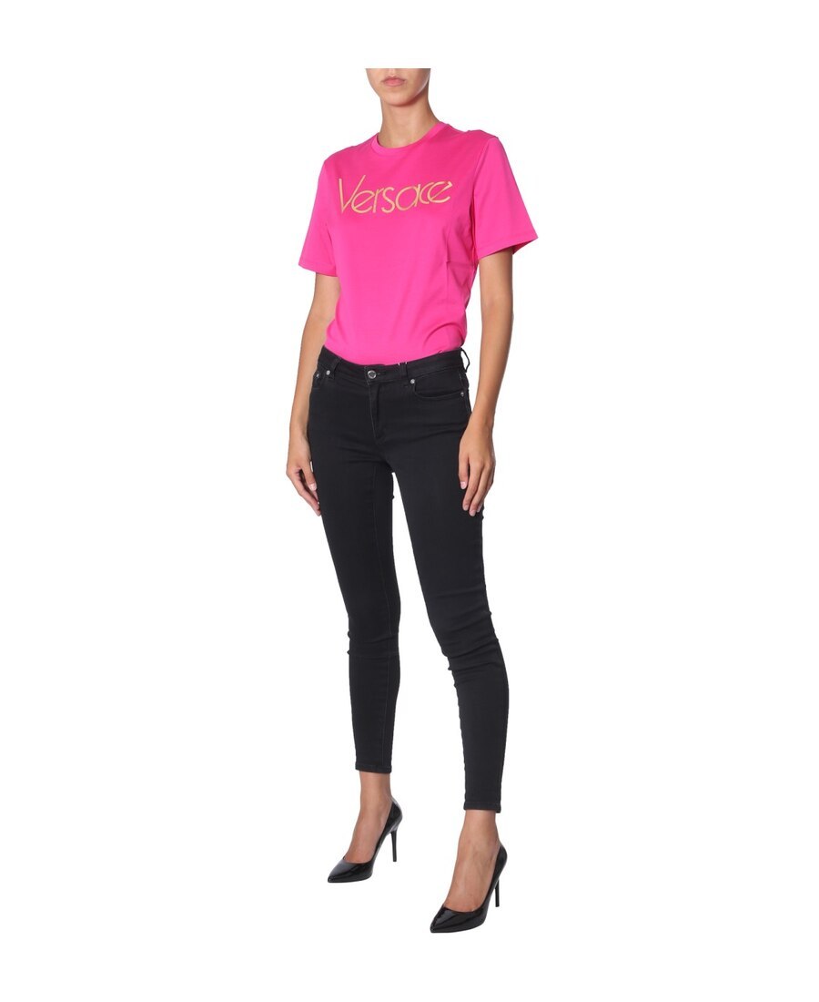 VERSACE Versace Logo Printed T-Shirt