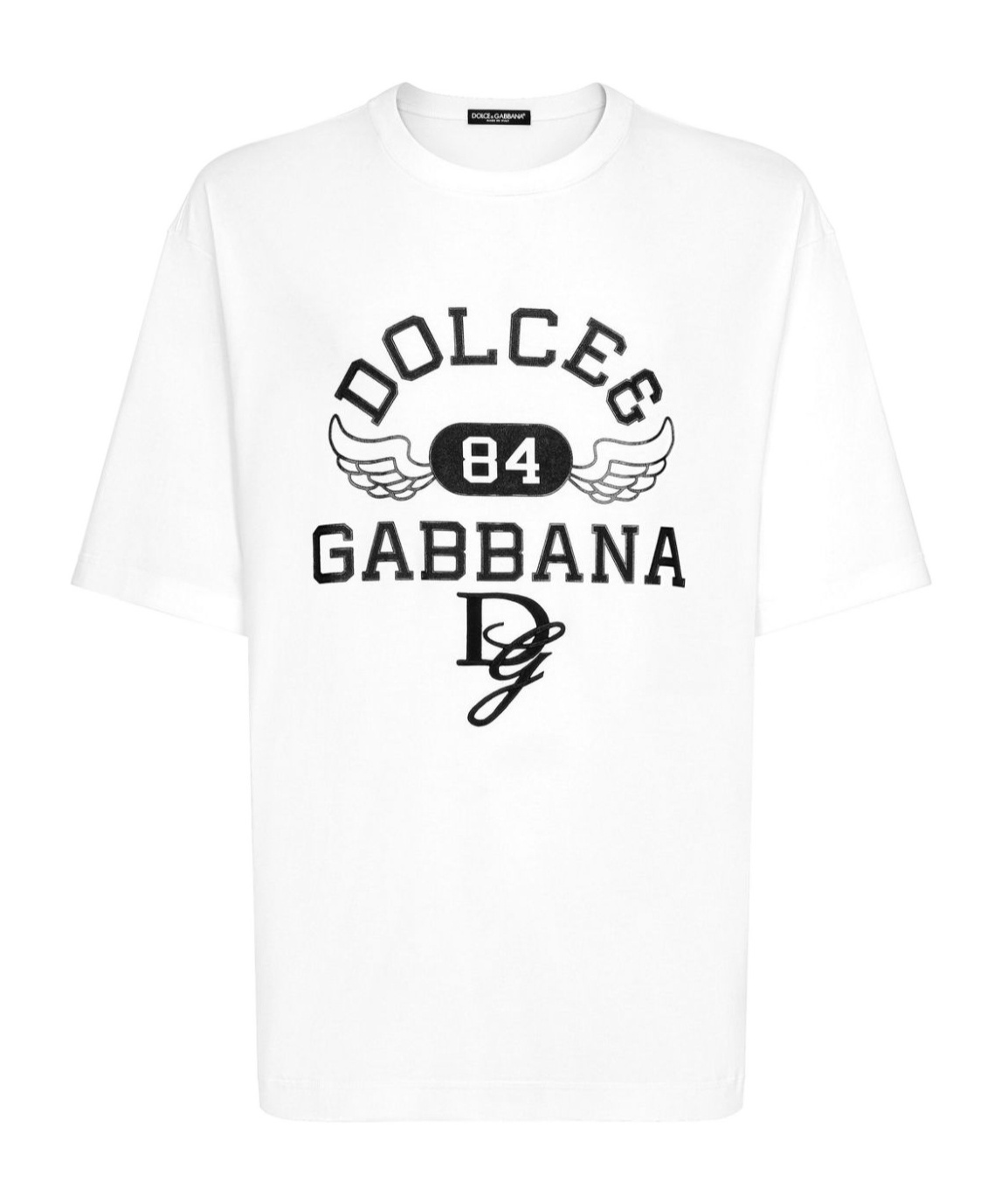 DOLCE & GABBANA Dolce Gabbana Logo Printed Crewneck T-Shirt