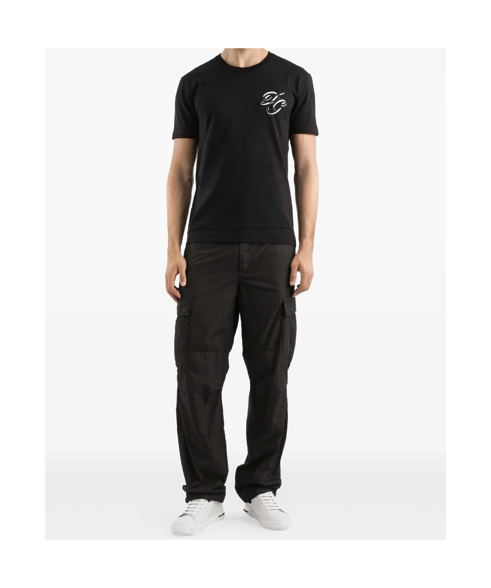 DOLCE & GABBANA Dolce Gabbana Logo Printed Crewneck T-Shirt