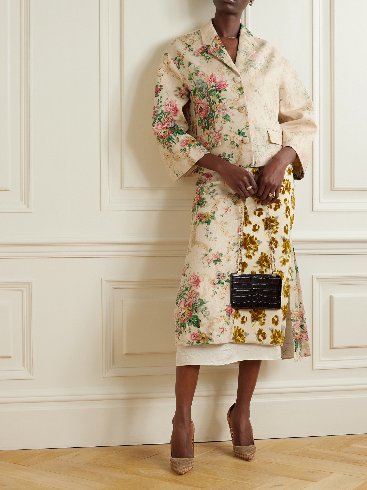 ERDEM Erdem Floral Print Relaxed Fit Jacket