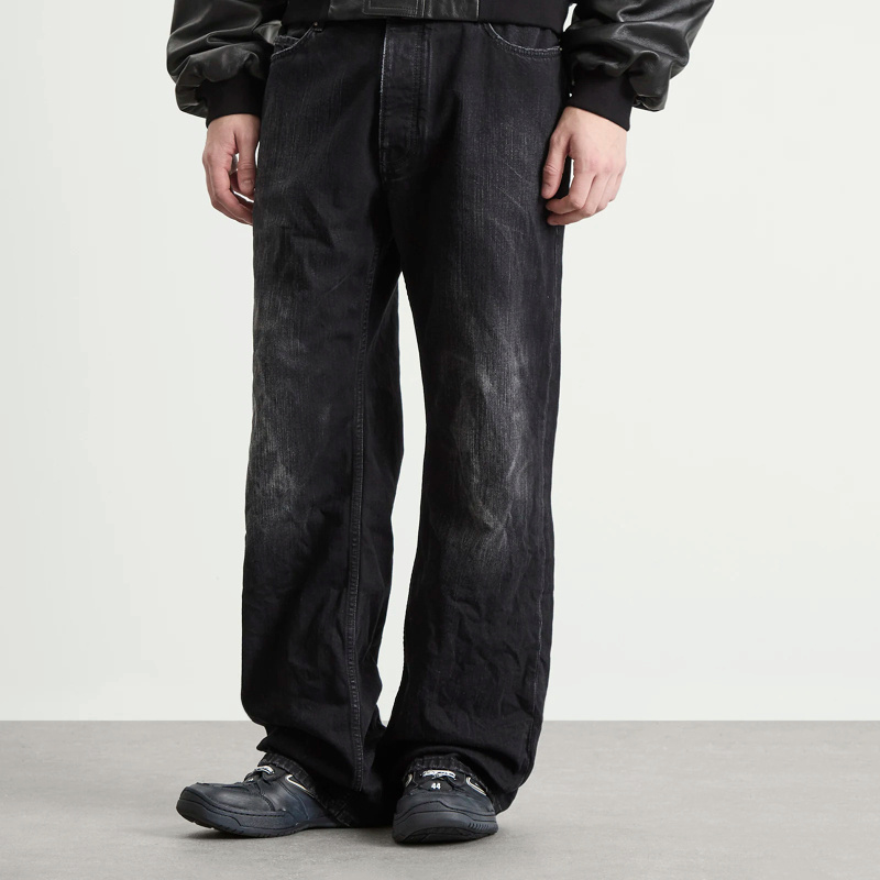 BALENCIAGA Balenciaga Mid-Waist Ripped Jeans