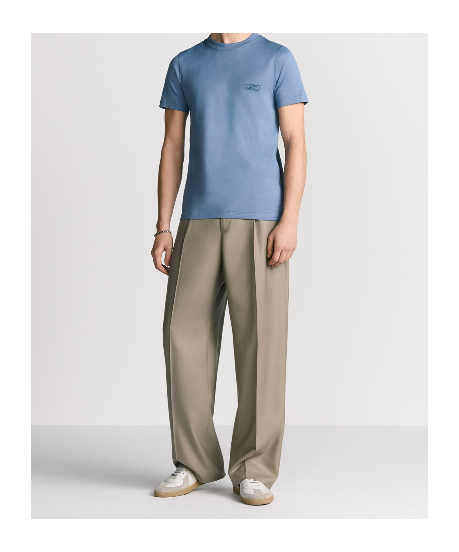 DIOR Dior Homme Logo Embroidered Crewneck T-Shirt