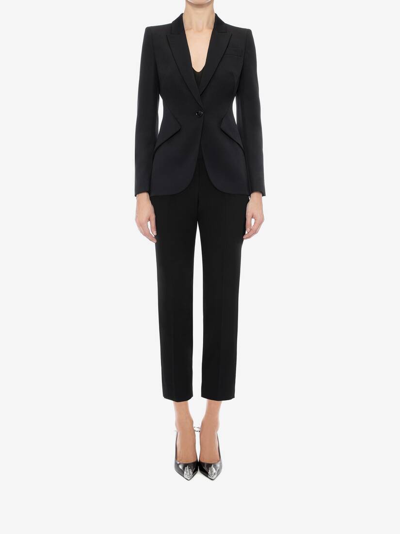 ALEXANDER MCQUEEN Alexander McQueen Cropped Cigarette Trousers