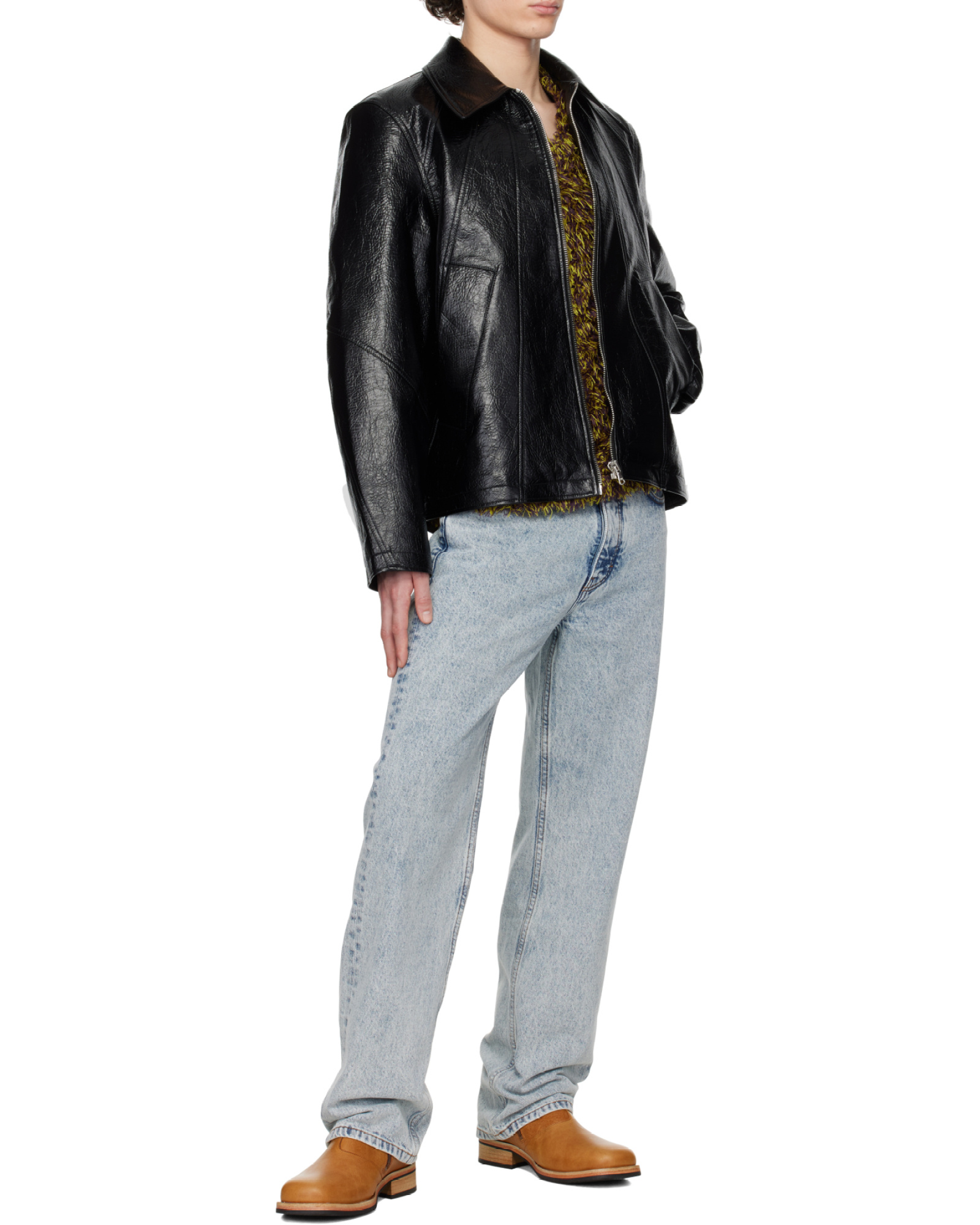 SÉFR Sefr Black Zip Up Casual Jacket
