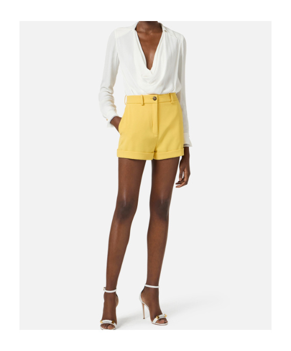 ELISABETTA FRANCHI Elisabetta Franchi Lightweight Crêpe Shorts