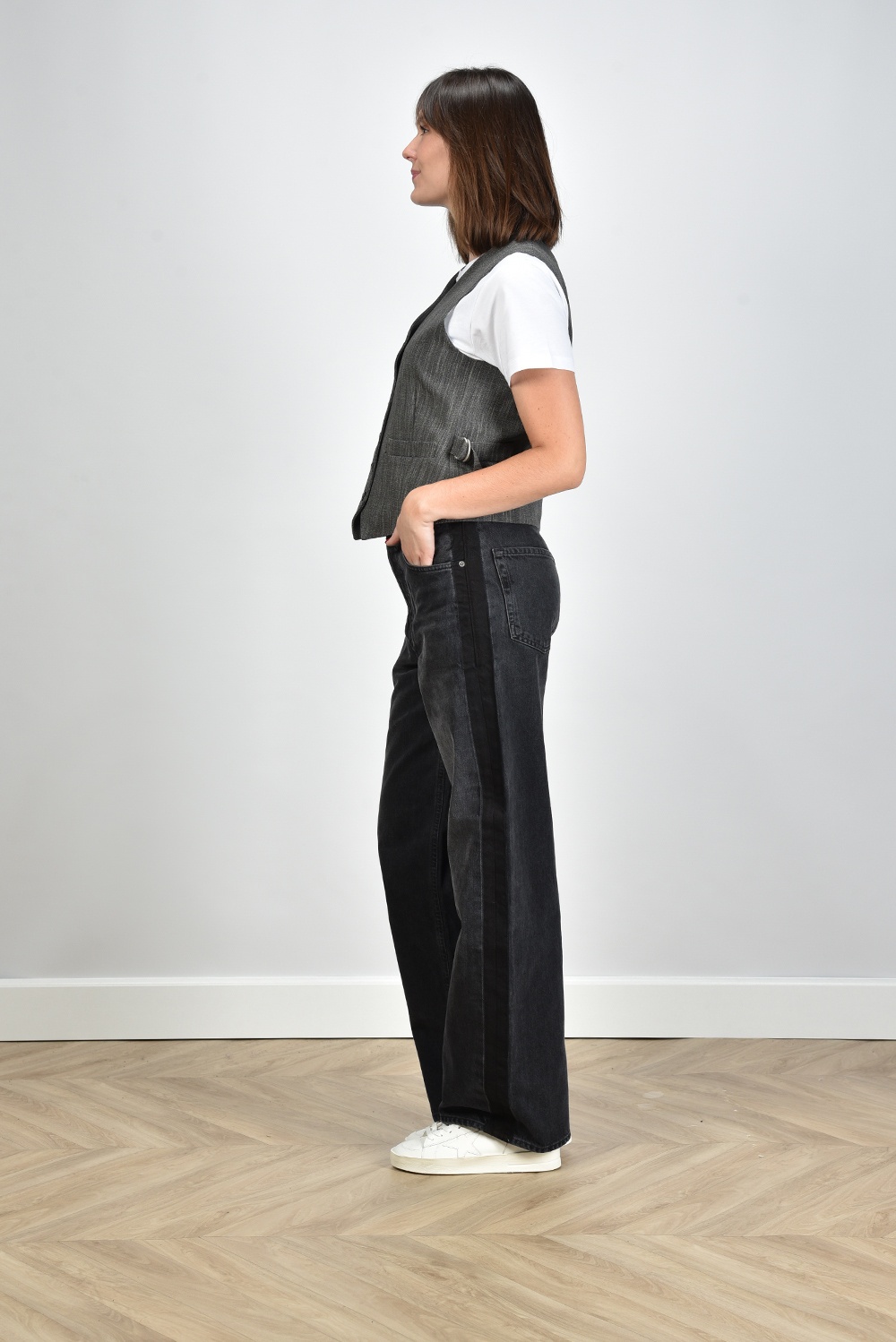 GOLDEN GOOSE Golden Goose Deluxe Brand V-Neck Slub Waistcoat