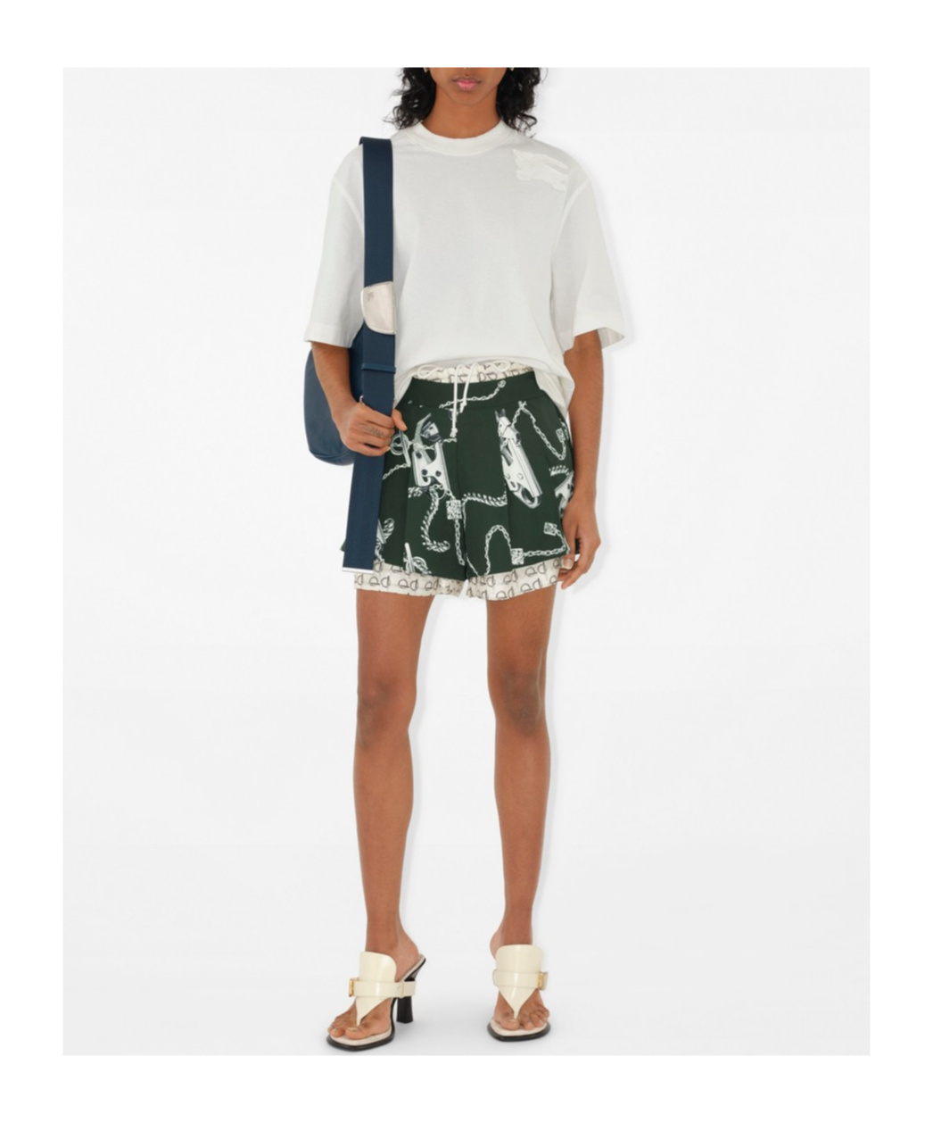 BURBERRY Burberry Logo Appliqué Cotton T-Shirt