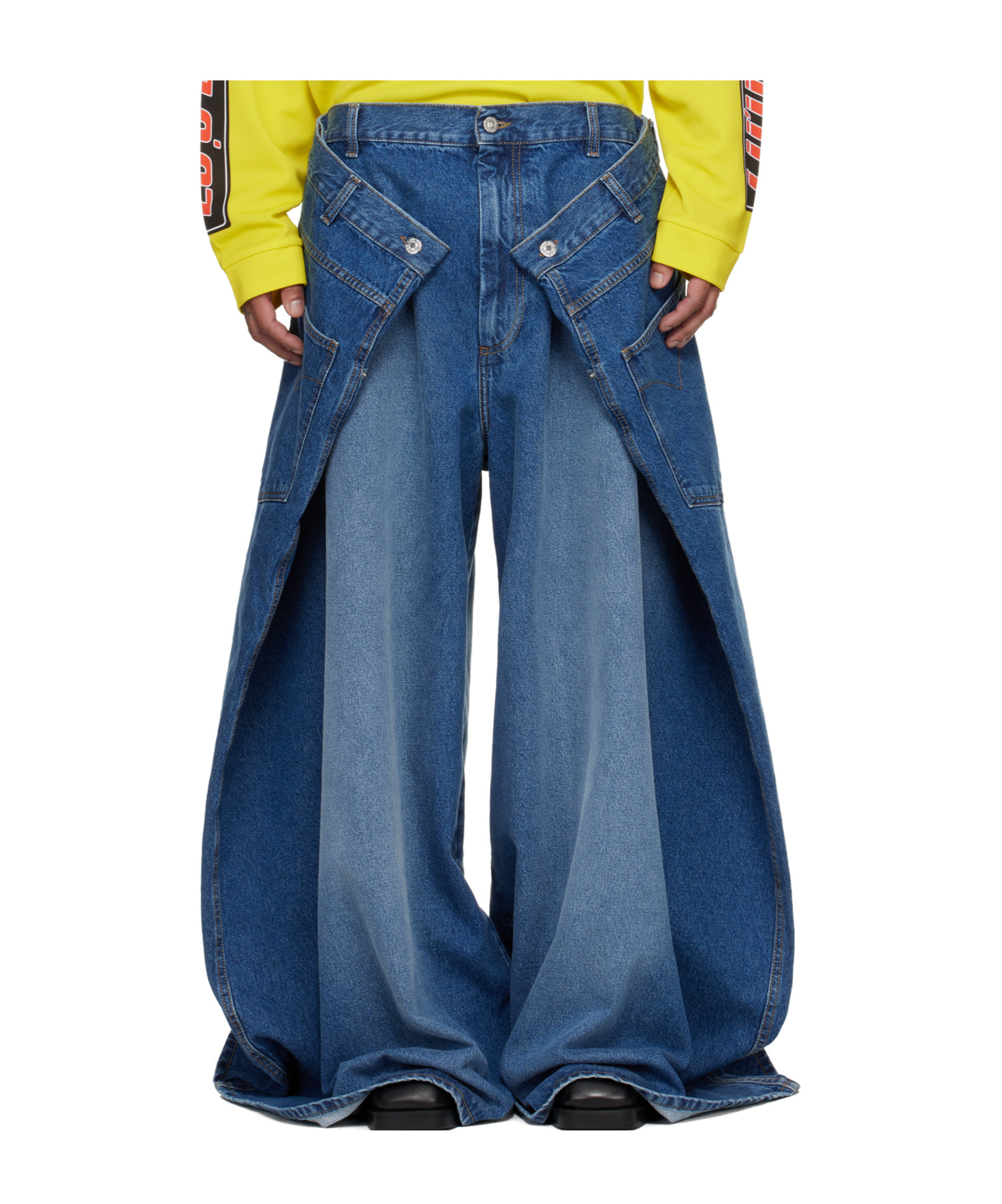 LU'U DAN LU'U DAN Maxi Belt Loop Jeans