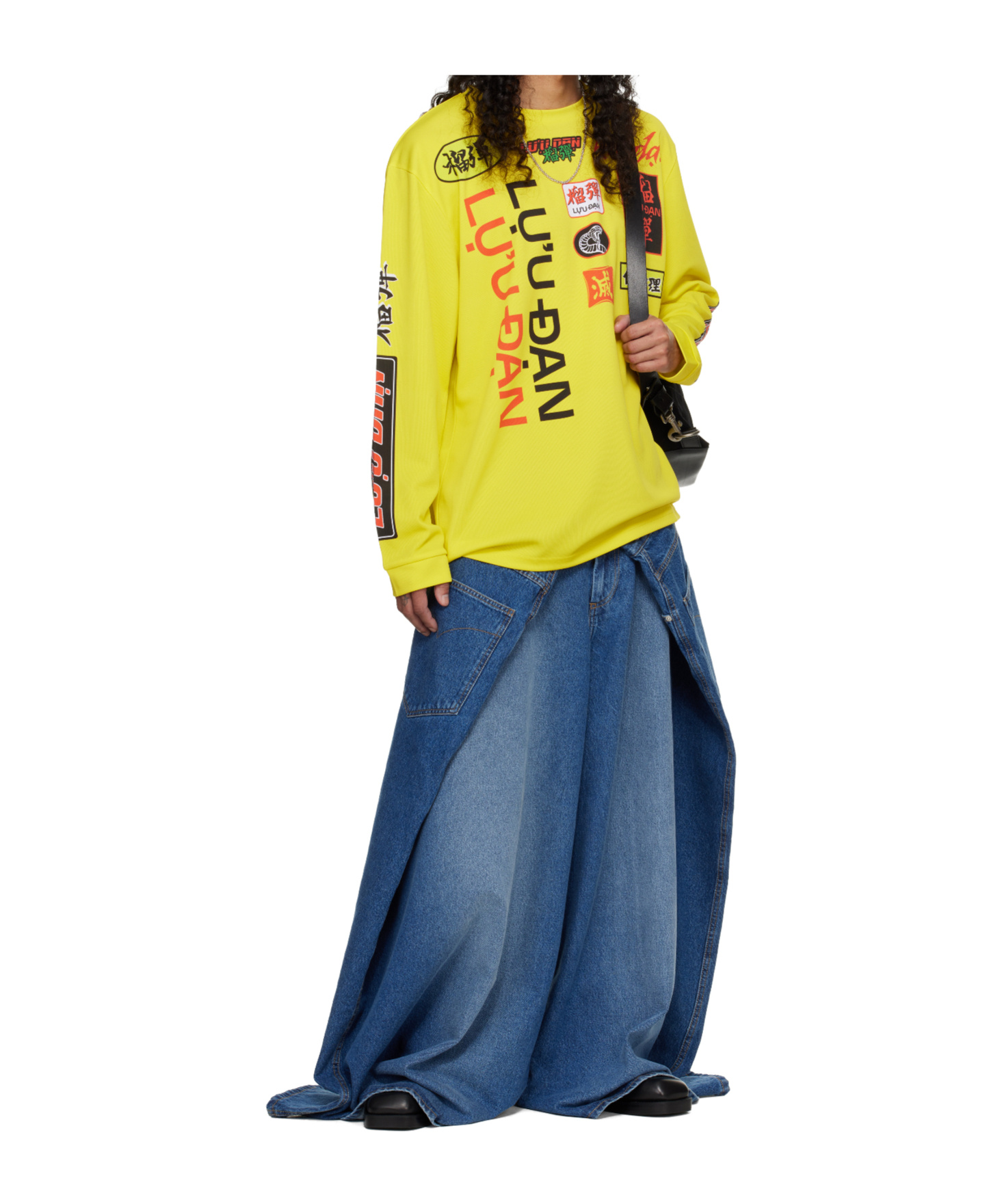 LU'U DAN LU'U DAN Maxi Belt Loop Jeans