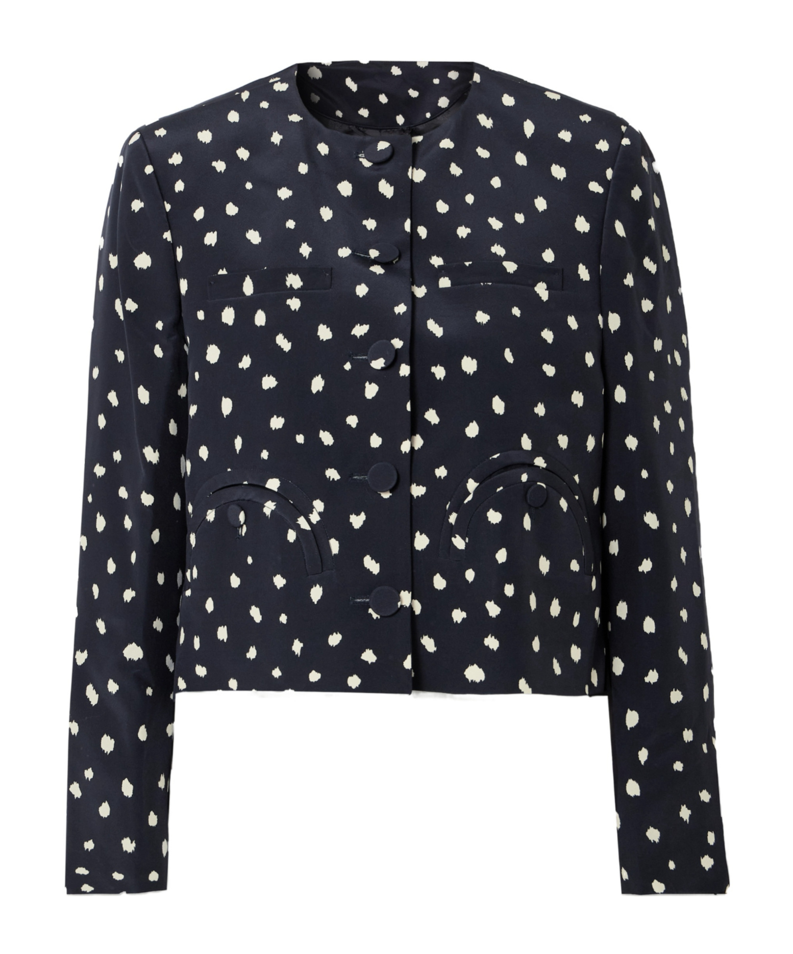 BLAZÉ MILANO Blaze Milano Polka Dot Silk Jacket