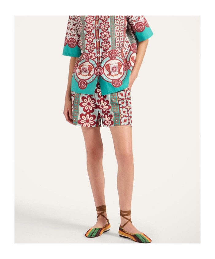 LA DOUBLEJ La Double J Printed Pull-On Shorts