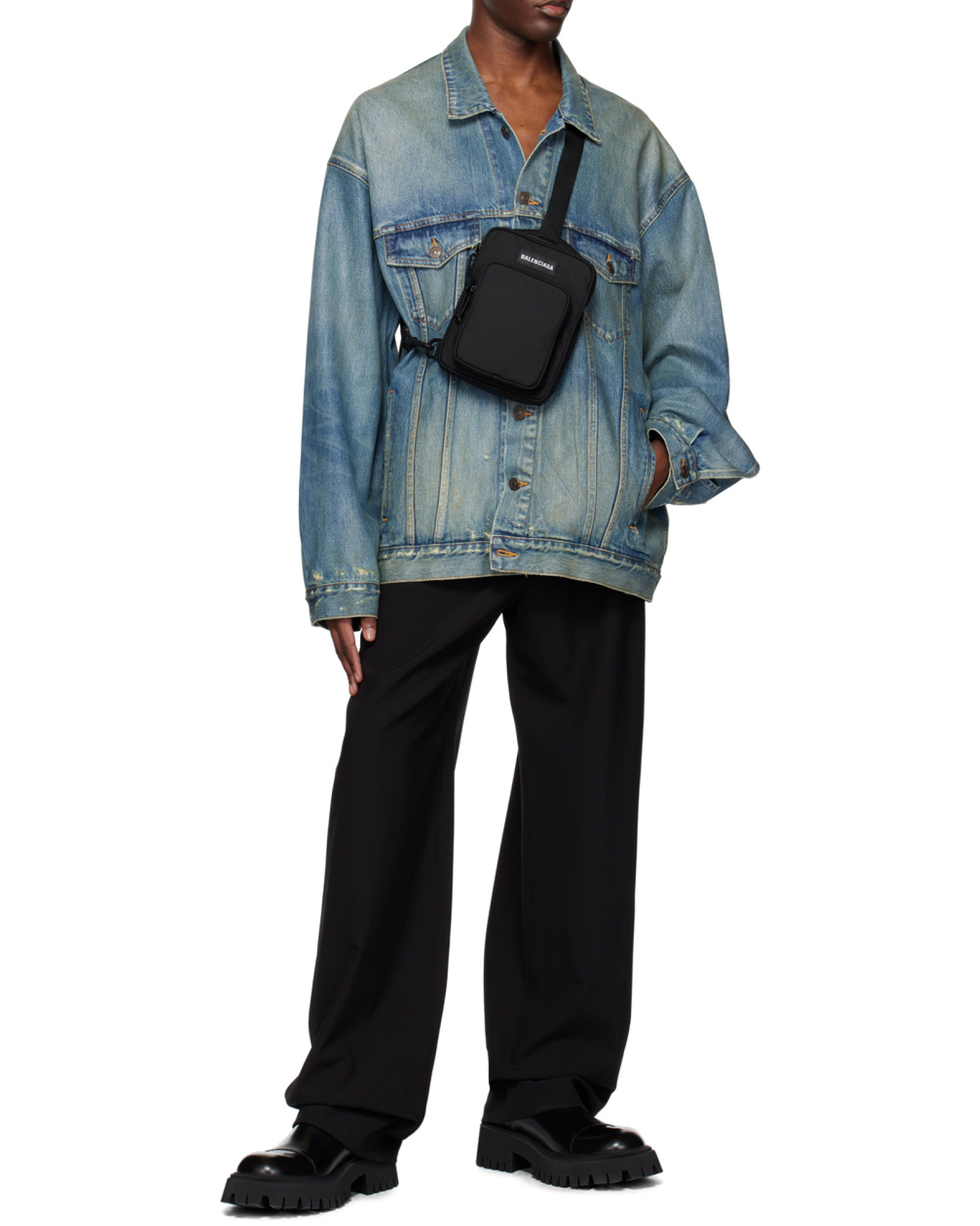 BALENCIAGA Balenciaga Explorer Crossbody Messenger Bag