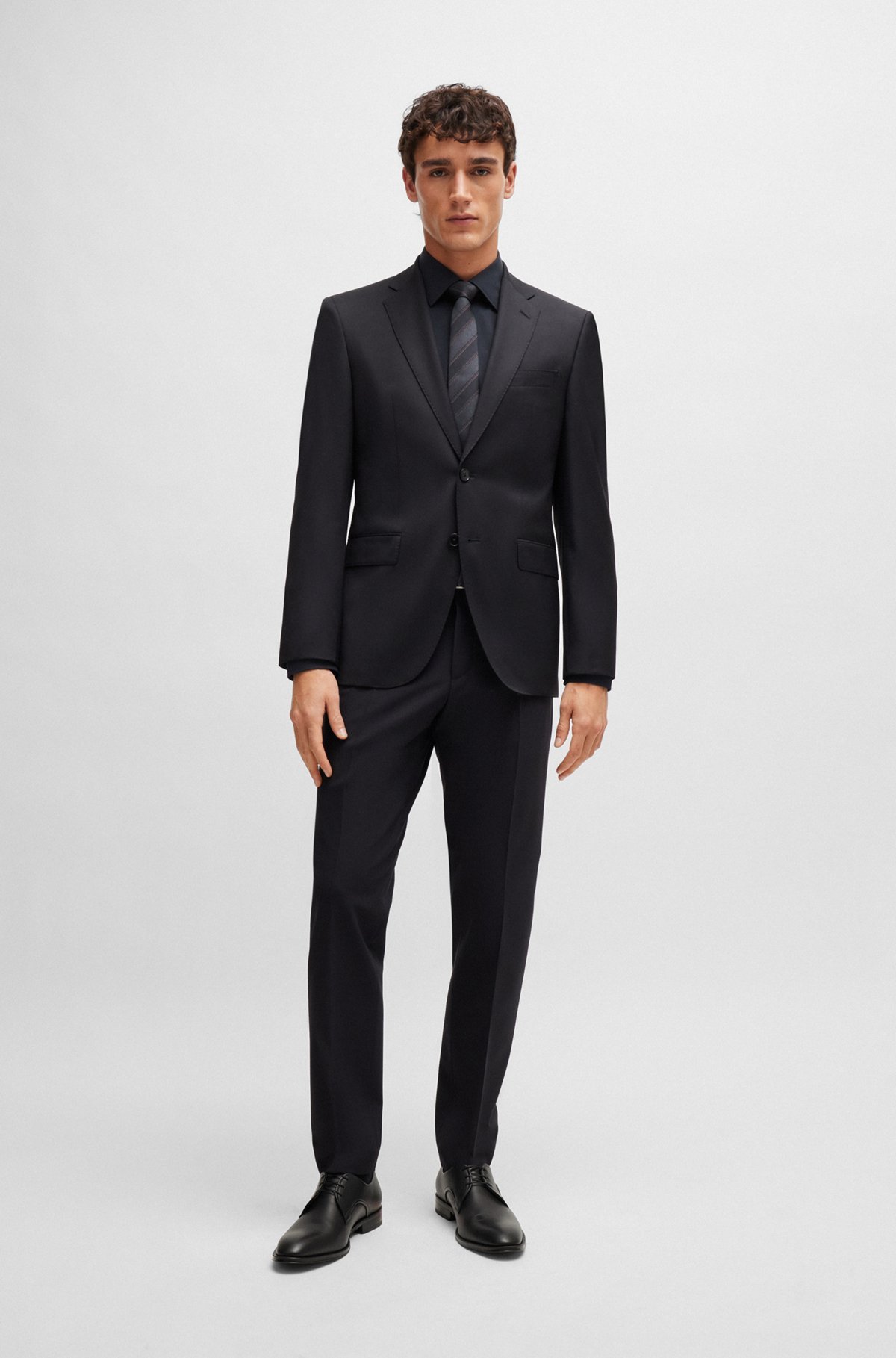 HUGO BOSS Hugo Boss Lace-Up Leather Business Shoes