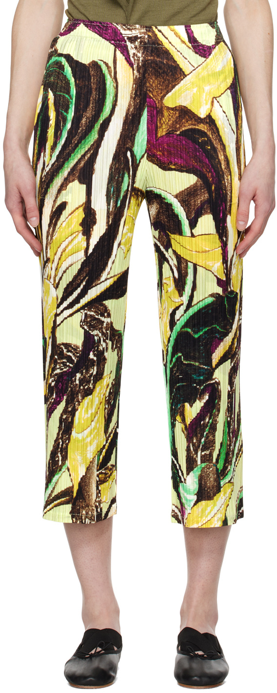 ISSEY MIYAKE Pleats Please By Issey Miyake Cropped Pleated Trousers