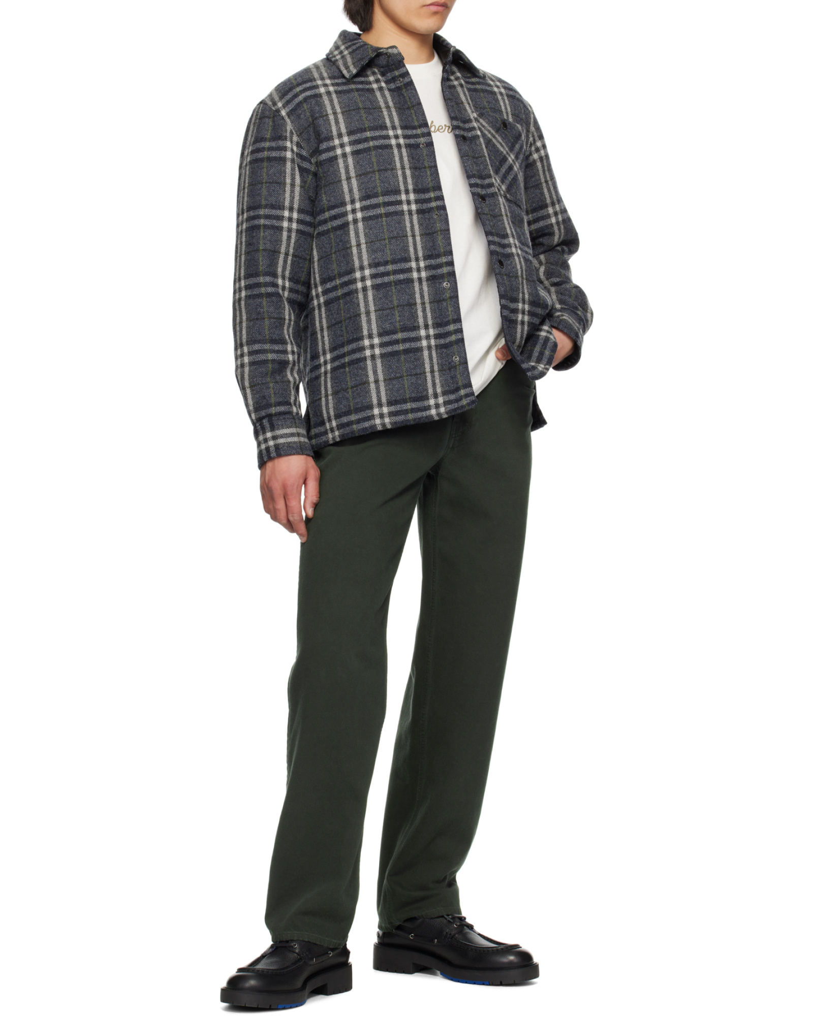 BURBERRY Burberry Checked Press-Stud Shirt