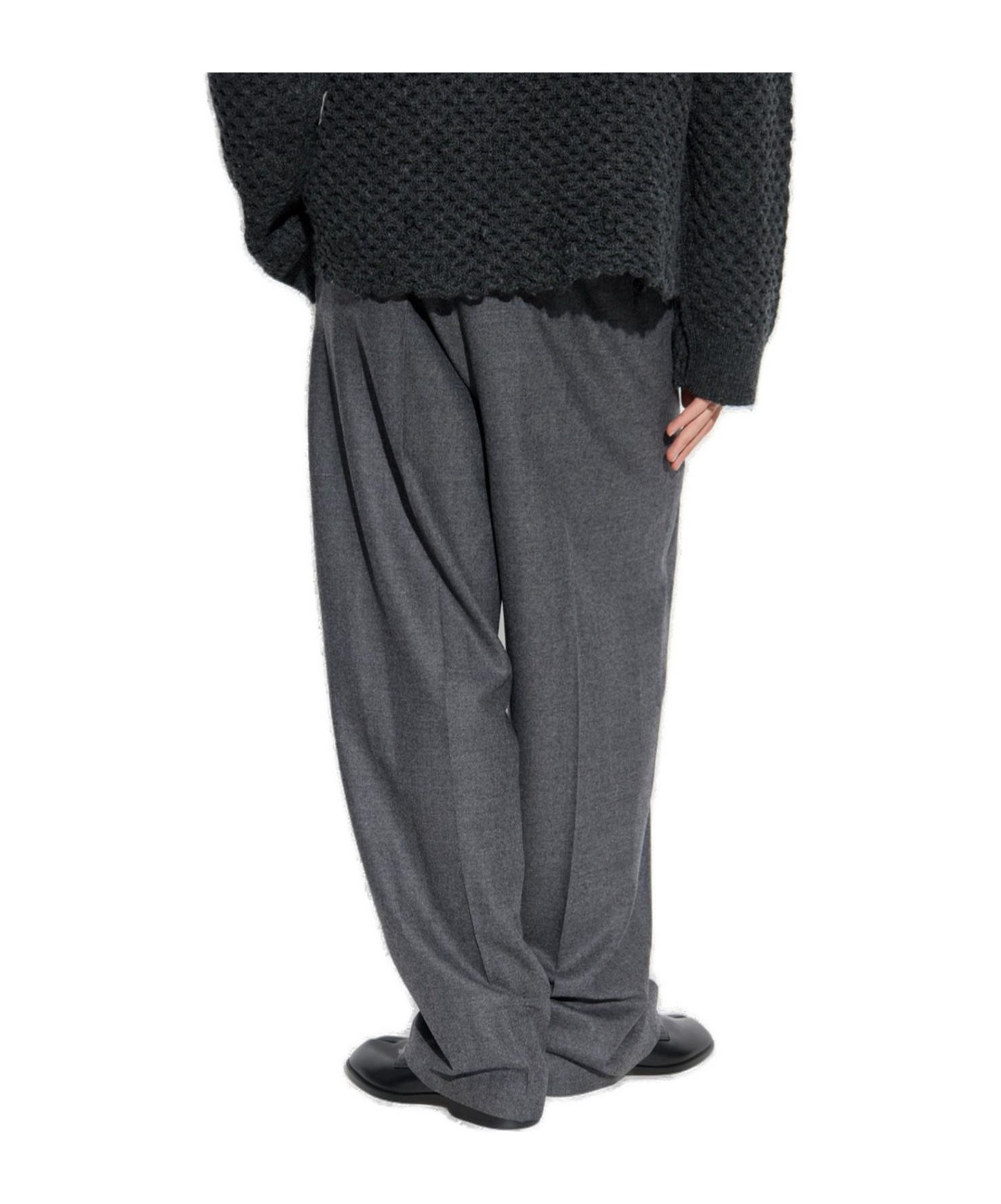 MAISON MARGIELA Mm6 Maison Margiela Asymmetrical Pleated Trousers