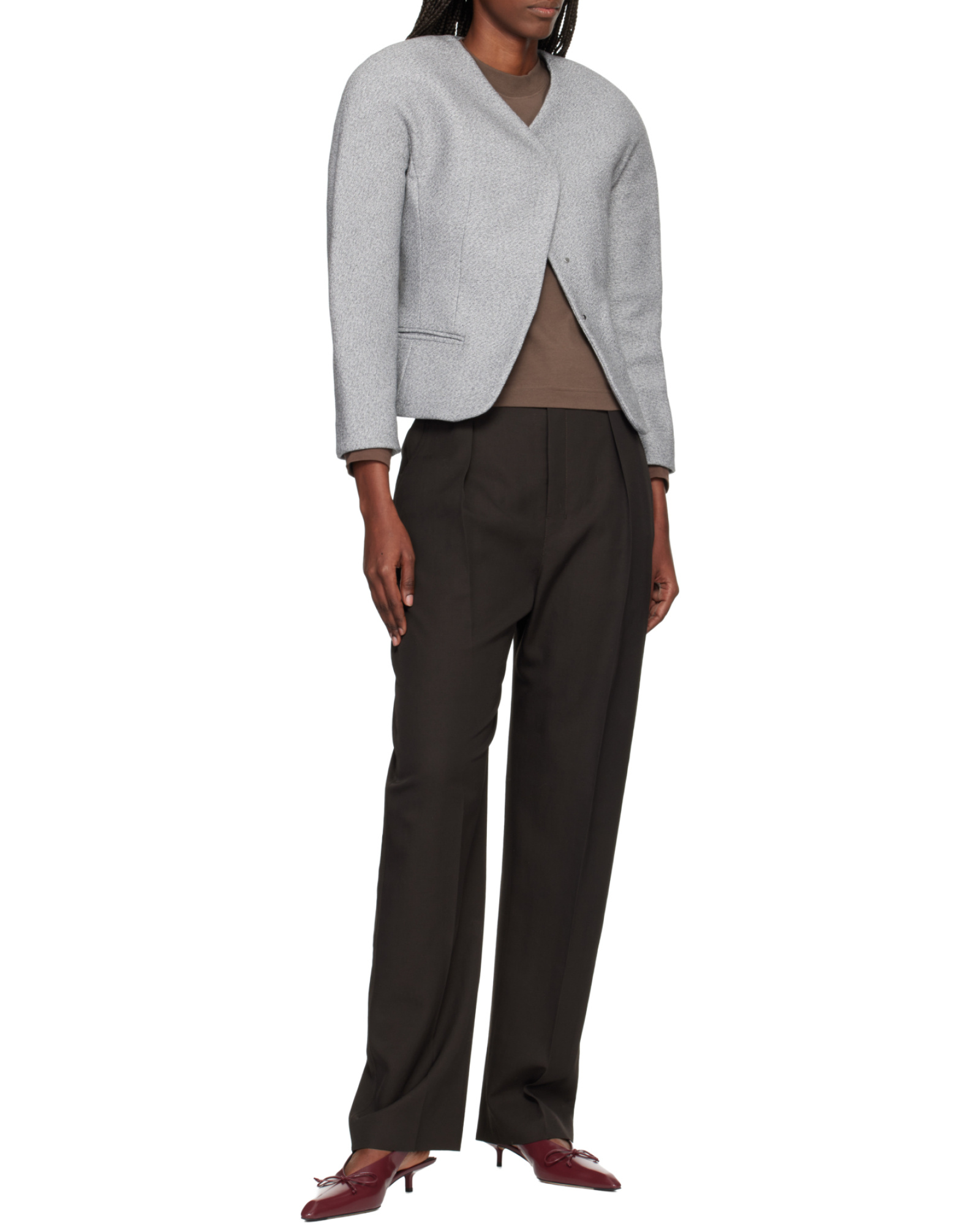 JACQUEMUS Jacquemus The Low Cubisto Slingbacks