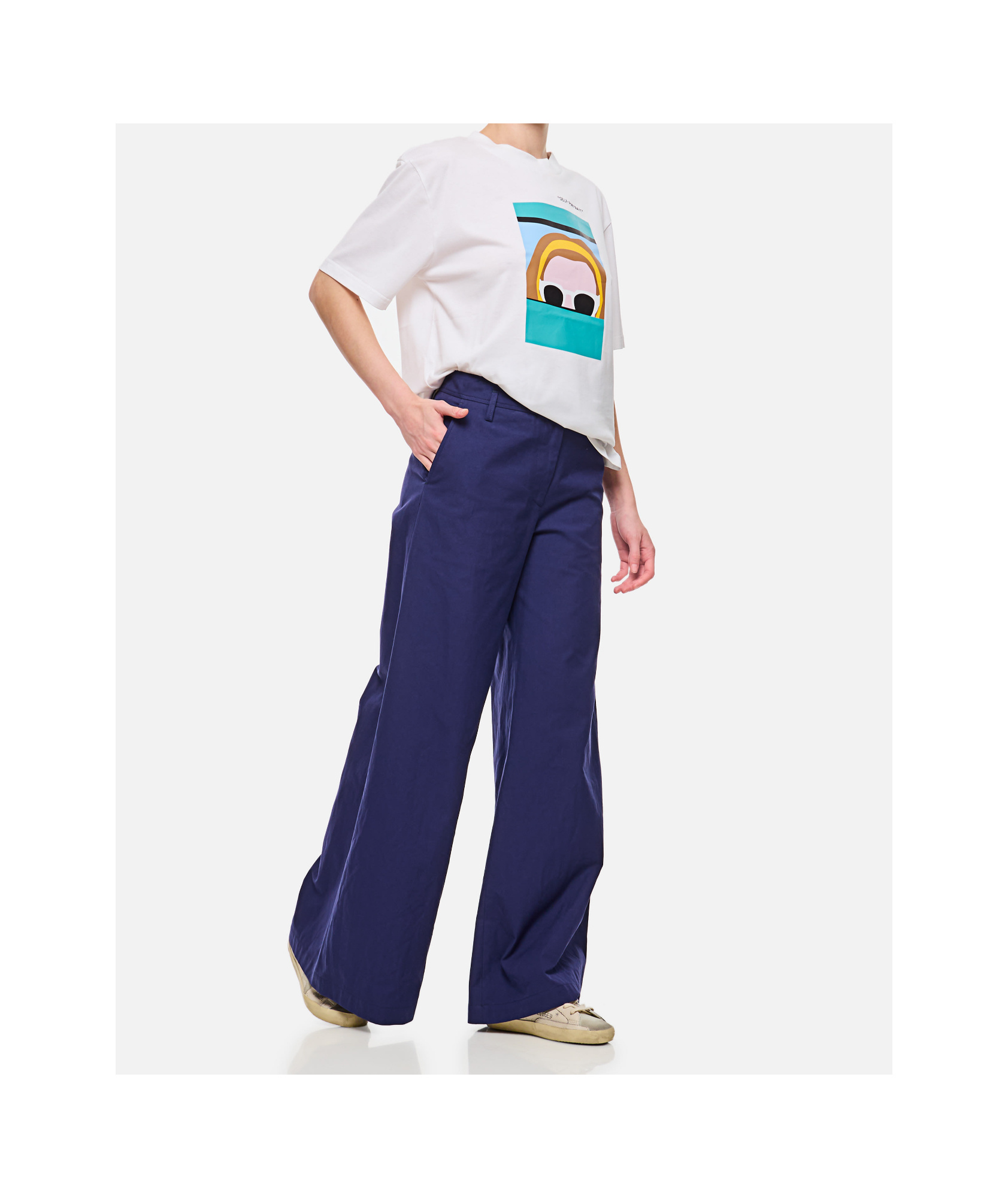 ALBERTO BIANI Alberto Biani Wide Leg Tailored Trousers