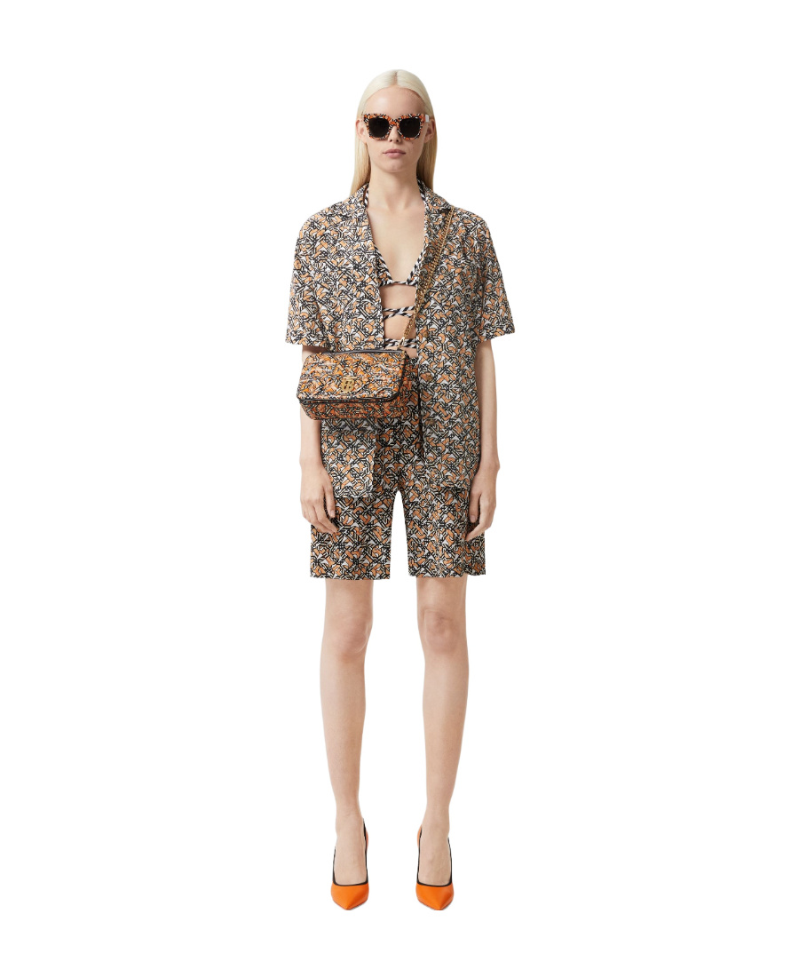 BURBERRY Burberry Monogram Printed Knee-Length Shorts
