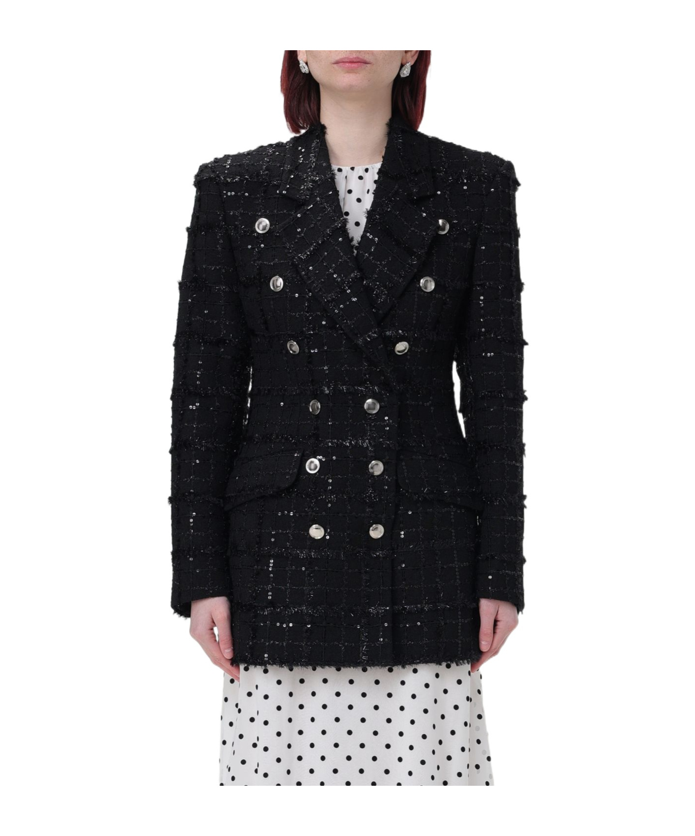 ALESSANDRA RICH Alessandra Rich Embellished Double Breasted Blazer