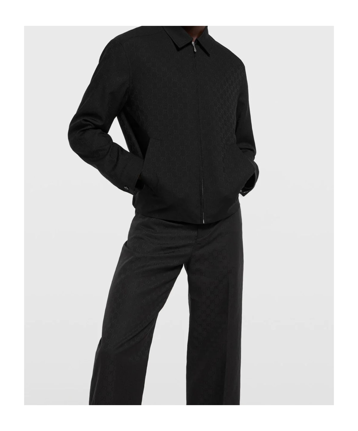 GUCCI Gucci GG Wool Zip Jacket