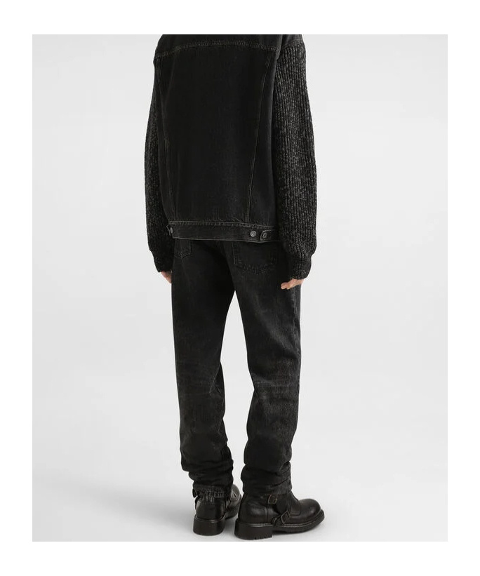 DOLCE & GABBANA Dolce & Gabbana Logo Plaque Straight-Leg Jeans