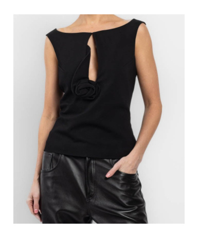 MAGDA BUTRYM Magda Butrym Sleeveless Top with Flower Detail