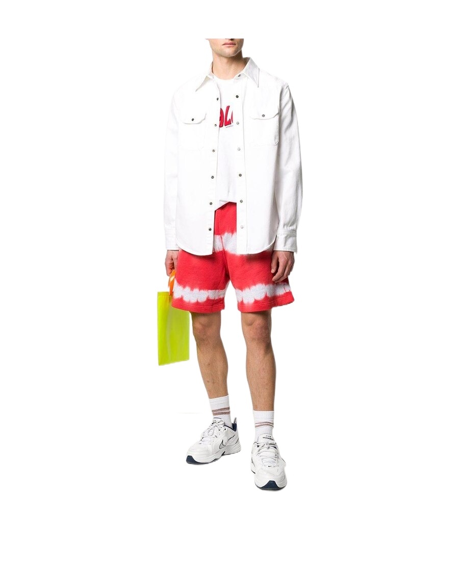 MSGM MSGM Tie-Dye Bermuda Track Shorts
